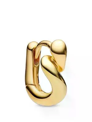 MARIA BLACK Whirl Huggie Earrings - Gold