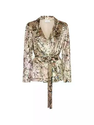 PIERRE-LOUIS MASCIA Ranat Belted Blazer - Neutrals