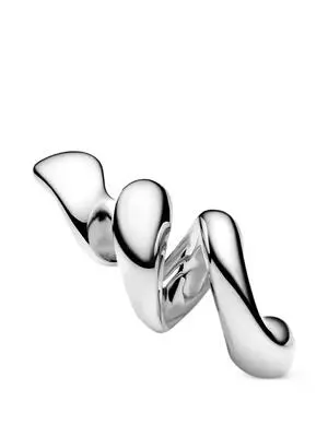 MARIA BLACK Coil Stud Earrings - Silver