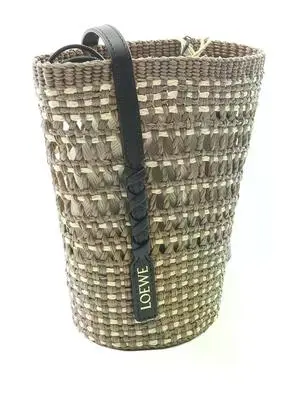 Loewe 2010-2026 Raffia Blade Pocket Bag Bucket Bag