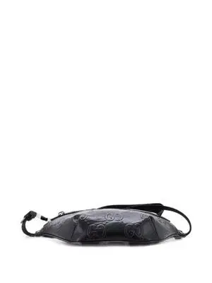 Gucci Gg Embossed Perforated Leather Small Belt Bag