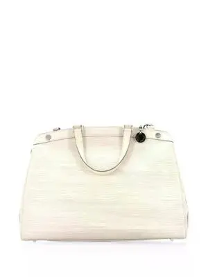 LOUIS VUITTON Brea Handbag Epi Leather Mm Satchel - White