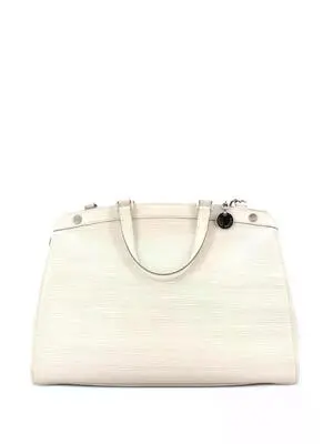 LOUIS VUITTON Brea Handbag Epi Leather Medium Satchel - White