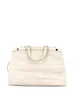 LOUIS VUITTON Brea Handbag Epi Leather Medium Satchel - White