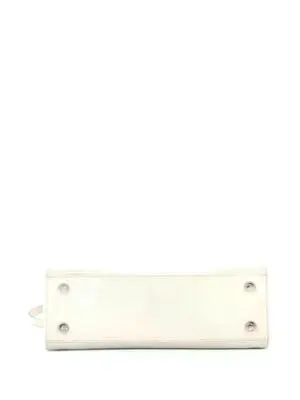 LOUIS VUITTON Brea Handbag Epi Leather Medium Satchel - White