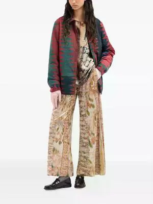 PIERRE-LOUIS MASCIA Abstract-print Palazzo Pants