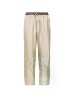 PIERRE-LOUIS MASCIA Aloe Straight-leg Trousers - Neutrals