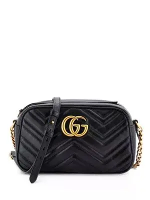 Gucci Gg Marmont Shoulder Bag Matelasse Leather Small Crossbody Bag