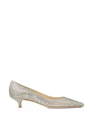 JIMMY CHOO Amelia Crystal-embellished Pumps