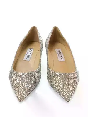 JIMMY CHOO Amelia Crystal-embellished Pumps