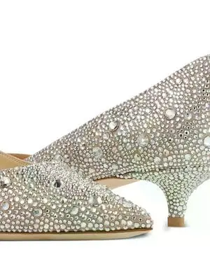 JIMMY CHOO Amelia Crystal-embellished Pumps
