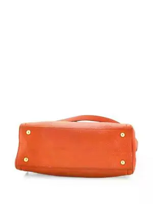 Prada Convertible Shopper Vitello Daino Large Tote Bag