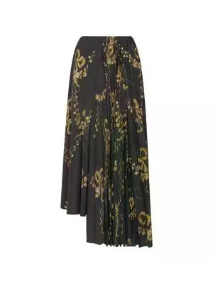 PIERRE-LOUIS MASCIA Ceto Pleated Asymmetric Skirt