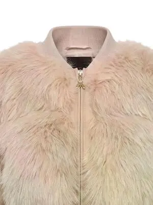 Patrizia Pepe Faux-fur Bomber Jacket - Pink