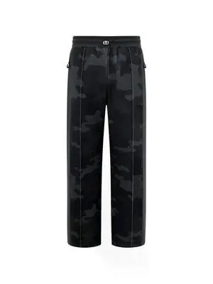 PLEIN SPORT Camouflage-print Track Pants - Black