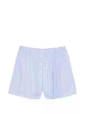 SPORTY & RICH Vertical-stripe Shorts