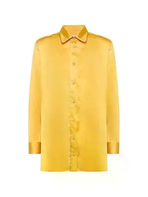 PIERRE-LOUIS MASCIA Mutka Buttoned Shirt - Yellow