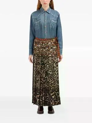 PIERRE-LOUIS MASCIA Doxgr Pleated Maxi Skirt
