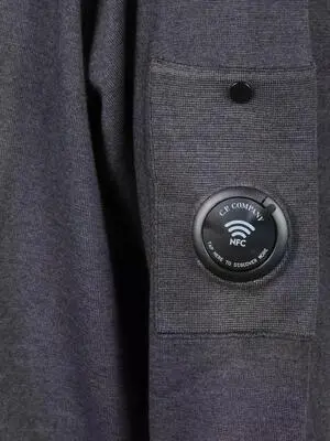 C.P. COMPANY Lens-detail Raglan-sleeve Sweater