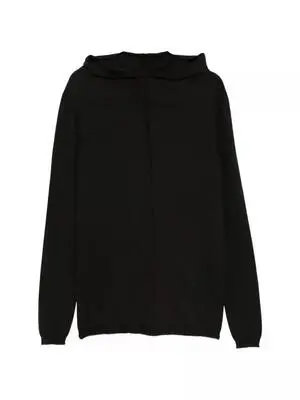 Rick Owens Central-seam Hooded Sweater
