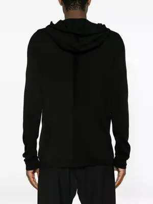 Rick Owens Central-seam Hooded Sweater