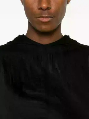 Rick Owens Central-seam Hooded Sweater