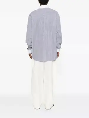 SPORTY & RICH Striped Cotton Shirt
