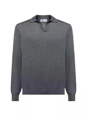 GALIANO Wool Fine-knit Top - Grey