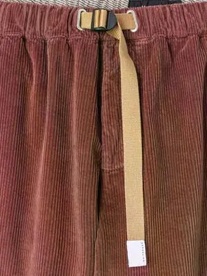 WHITE SAND Greg Corduroy Tapered Trousers - Red