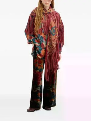 PIERRE-LOUIS MASCIA Kanada Abstract-print Palazzo Pants