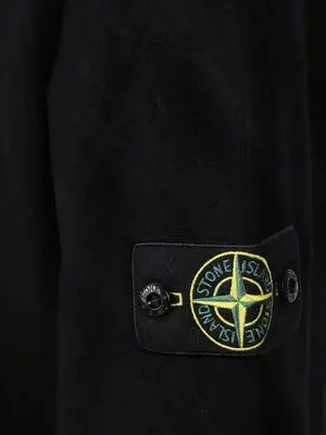 Stone Island Compass-patch Half-zip Sweater