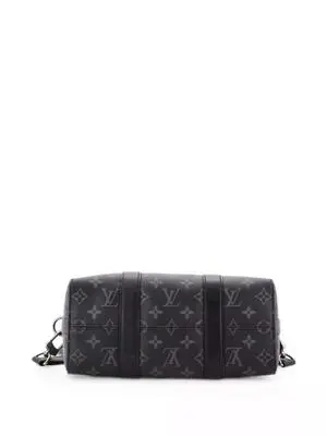 LOUIS VUITTON Reverse Monogram Eclipse Canvas City Keepall Crossbody Bag