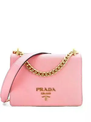 Prada Chain Flap Bag Saffiano Leather Small Crossbody Bag