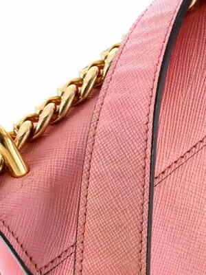Prada Chain Flap Bag Saffiano Leather Small Crossbody Bag