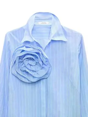 Dorothee Schumacher Striped Rosette Shirt