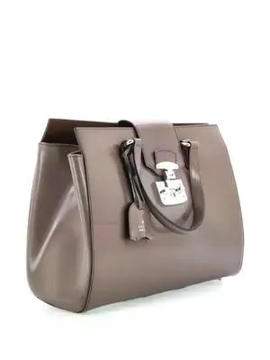 Gucci Lady Lock Tote Leather Medium Satchel