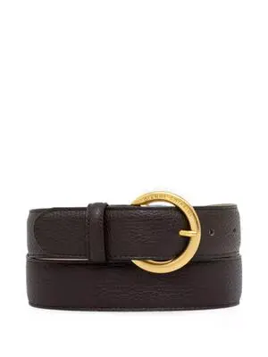 GIANNI CHIARINI Grained-leather Belt - Brown