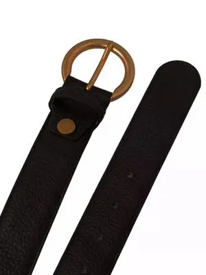 GIANNI CHIARINI Grained Leather Belt - Brown