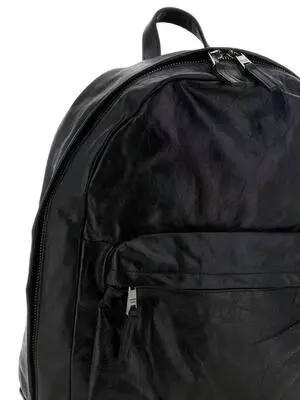 GIORGIO BRATO Crumpled Leather Backpack