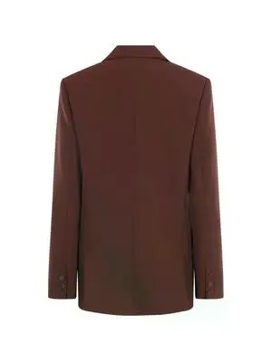 Federica Tosi Satin-lapel Single-breasted Blazer