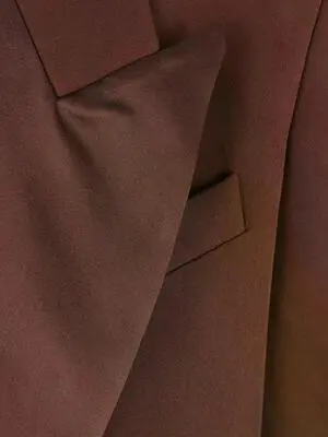 Federica Tosi Satin-lapel Single-breasted Blazer