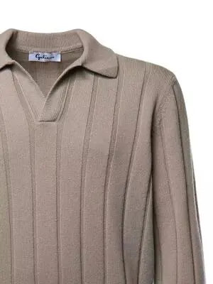 GALIANO Ribbed Fine-knit Top