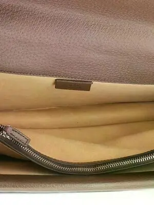 Gucci Dionysus Top Handle Chain Bag Gg Coated Canvas Small Satchel