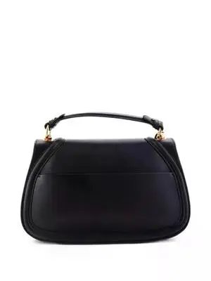 Gucci Blondie Nm Top Handle Bag Leather Large Shoulder Bag - Black