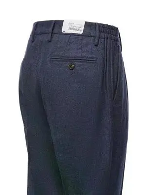 Eleventy Pleated Tapered Trousers