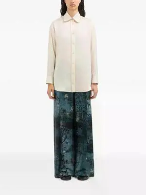 PIERRE-LOUIS MASCIA Silk Shirt - White