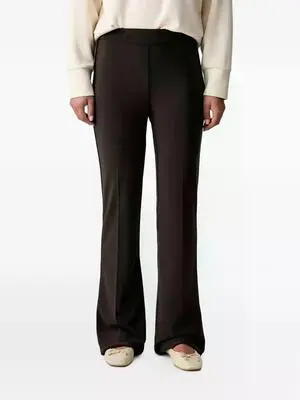 Joseph Ribkoff Pressed-crease Flared Trousers - Brown