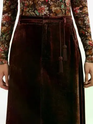 PIERRE-LOUIS MASCIA Plmbelt Tassel-accented Rope Belt - Brown