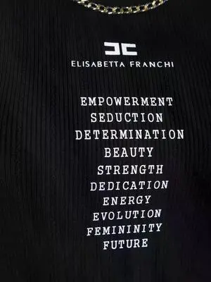 Elisabetta Franchi Chain-link Tank Top