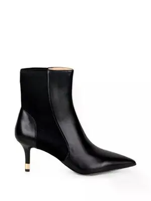 Furla Pointed-toe Panelled Boots - Black